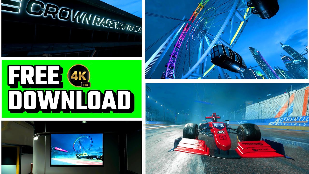 Crown Raceway Map Cinematics | MW2 | 4k - YouTube