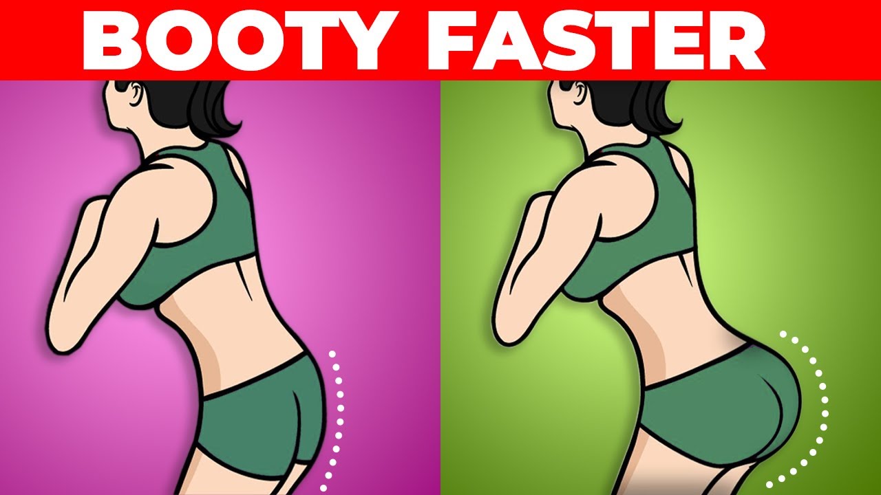 Do This To Grow A Booty Faster Butt Results At Home Youtube