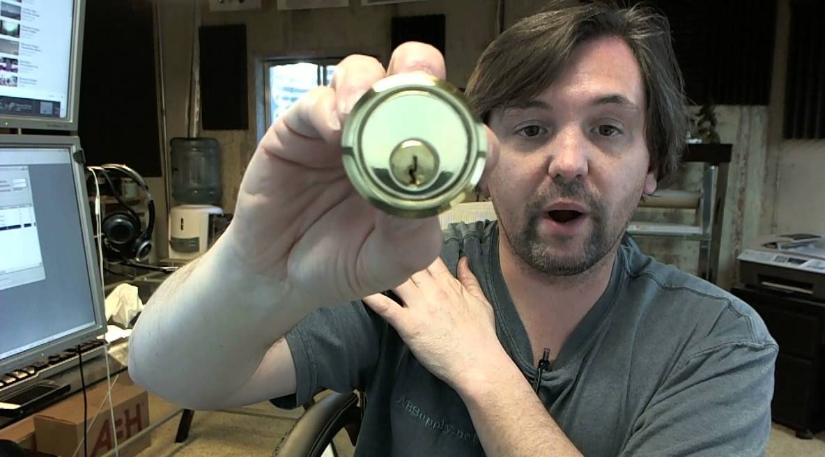 Kaba Ilco 7015SC8-03-KA 5 Pin Rim Cylinder with Schlage C Keyway ...