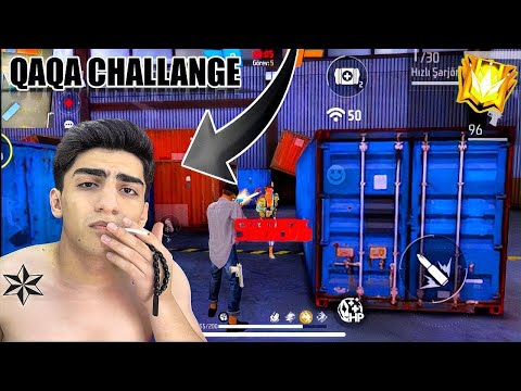 FREE FIRE QAQA CHALLENGE 😱 || FREE FIRE YERSIZ SERILER !!!