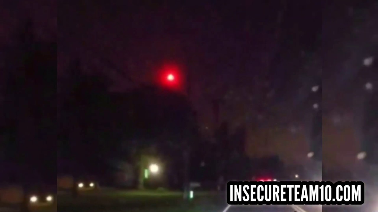 Red Orb UFO Sighting - Texas - YouTube