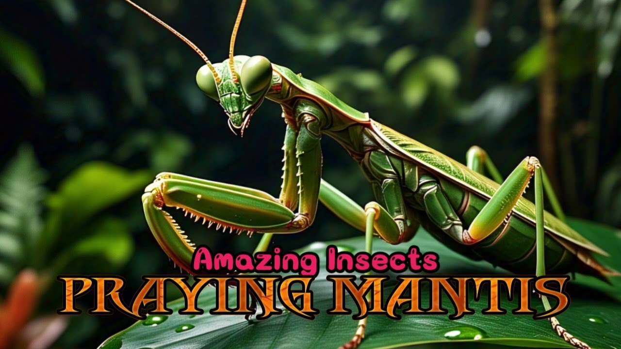 The Amazing Camouflange Abilities of The Praying Mantis 4K UHD - YouTube