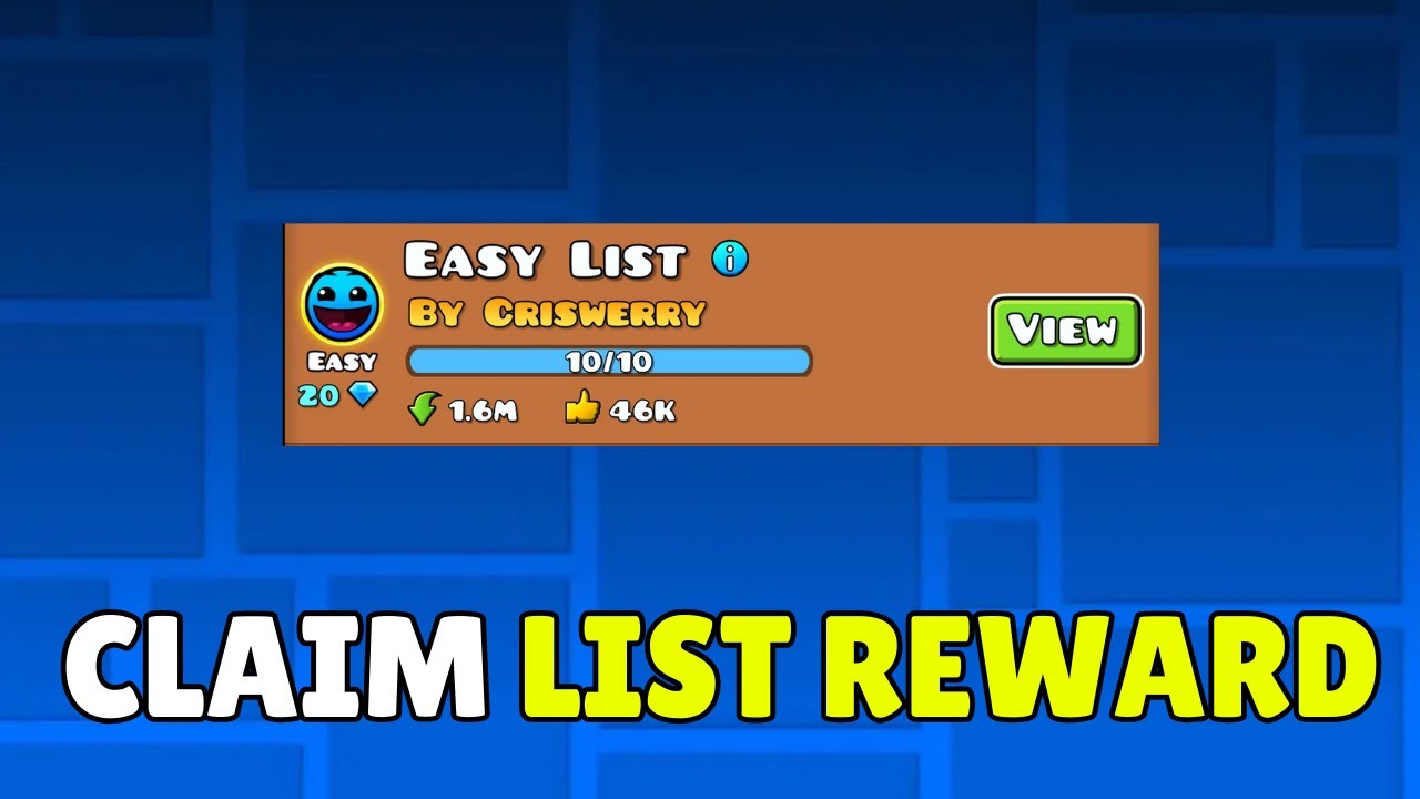 How To Claim A List Reward In Geometry Dash (2026) – Get List Rewards ...