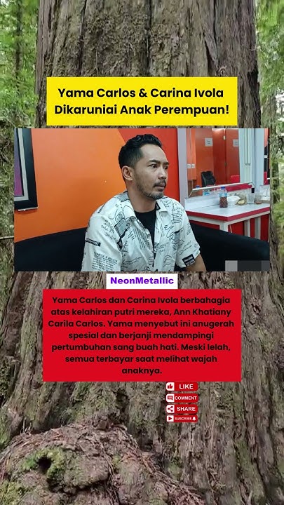 Yama Carlos & Carina Ivola Dikaruniai Anak Perempuan! - YouTube