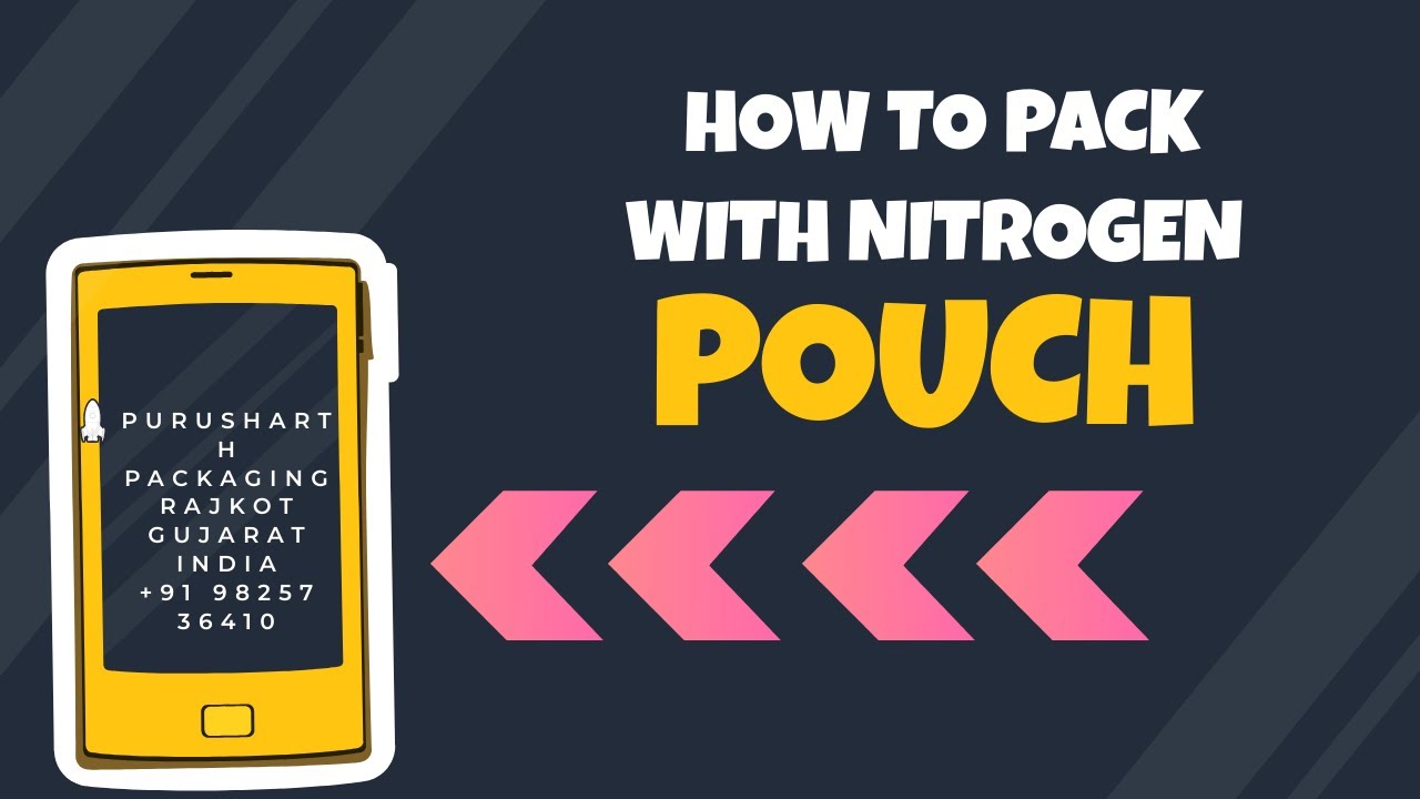 NITROGEN POUCH PACKING Machine - YouTube