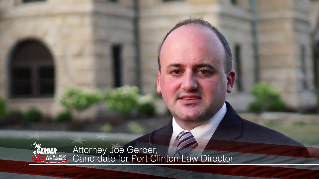 Joe Gerber for Port Clinton Law Director on Entanglements - YouTube