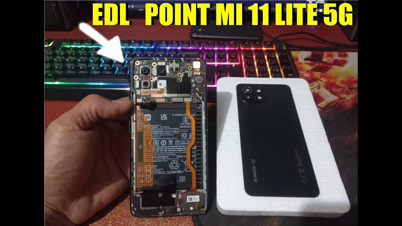 Como Colocar XIAOMI MI 11 LITE 5G Em modo EDL POINT 2023 (EDL Point ...
