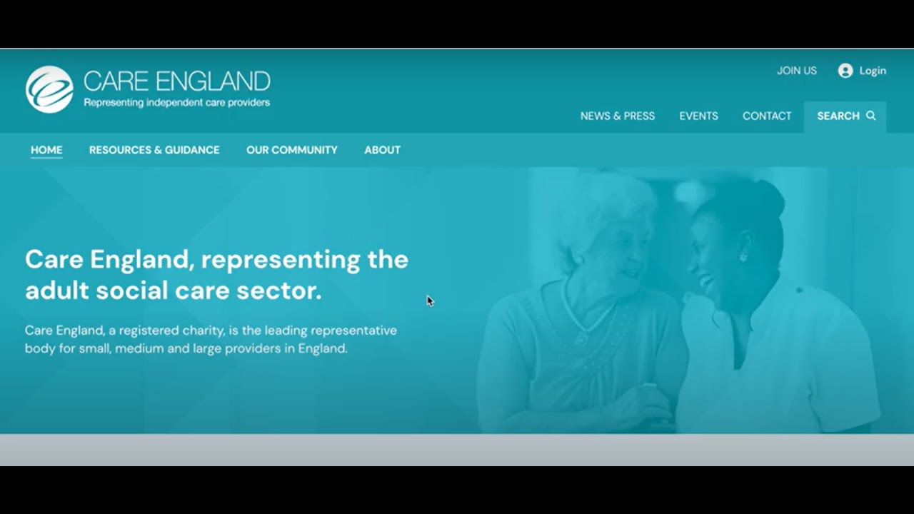 Care England Website intro video - YouTube