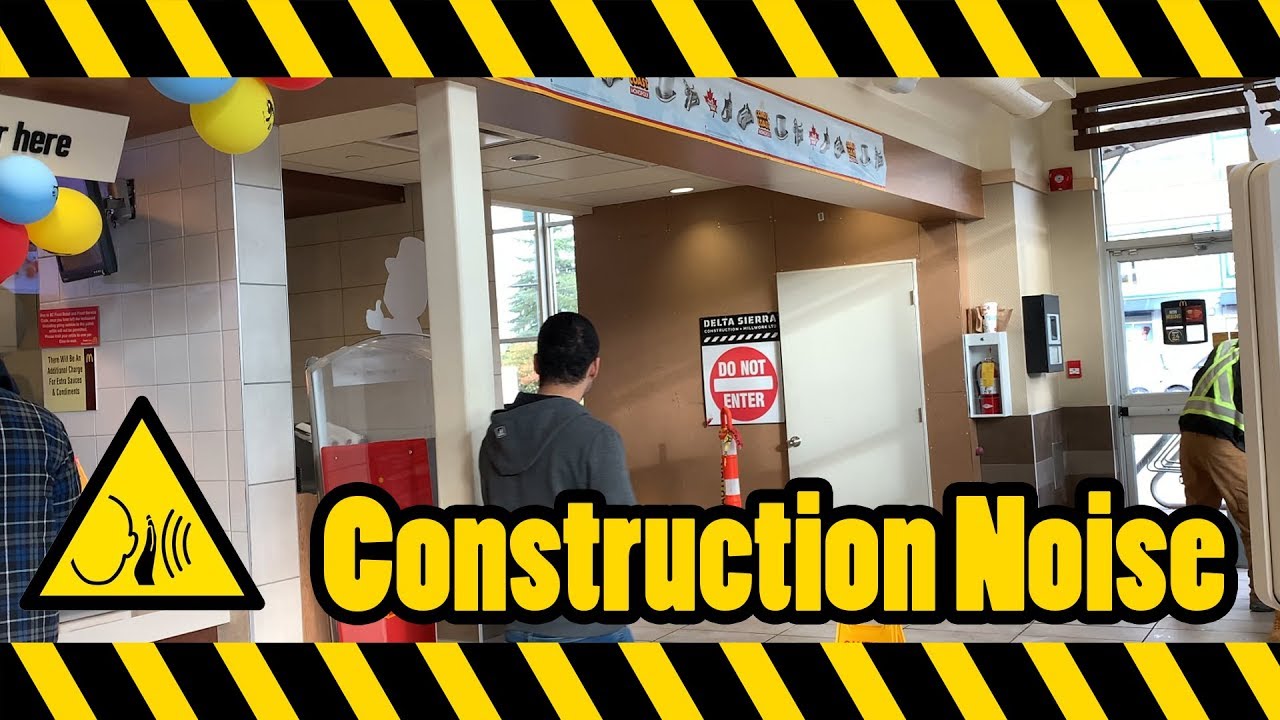 Really Loud Construction Noise At McDonald's - YouTube