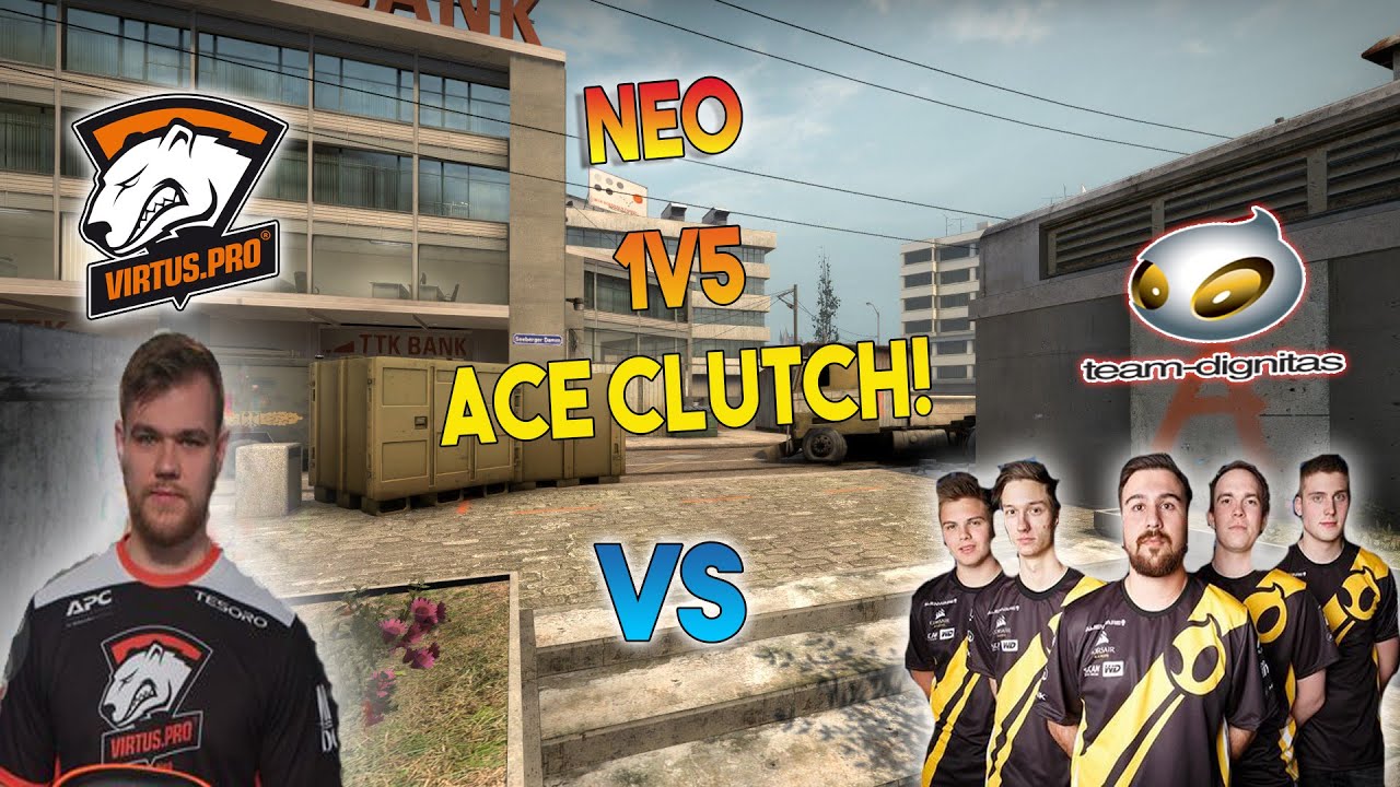 CS:GO | DreamHack ZOWIE Open Bucharest 2016 Neo Insane 1v5 Ace clutch VS Dignitas - YouTube
