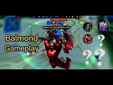 BALMOND GAMEPLAY|BALMOND JUNGLER & BUILD |SALAH 1 HERO YANG LAKU D LAND ...