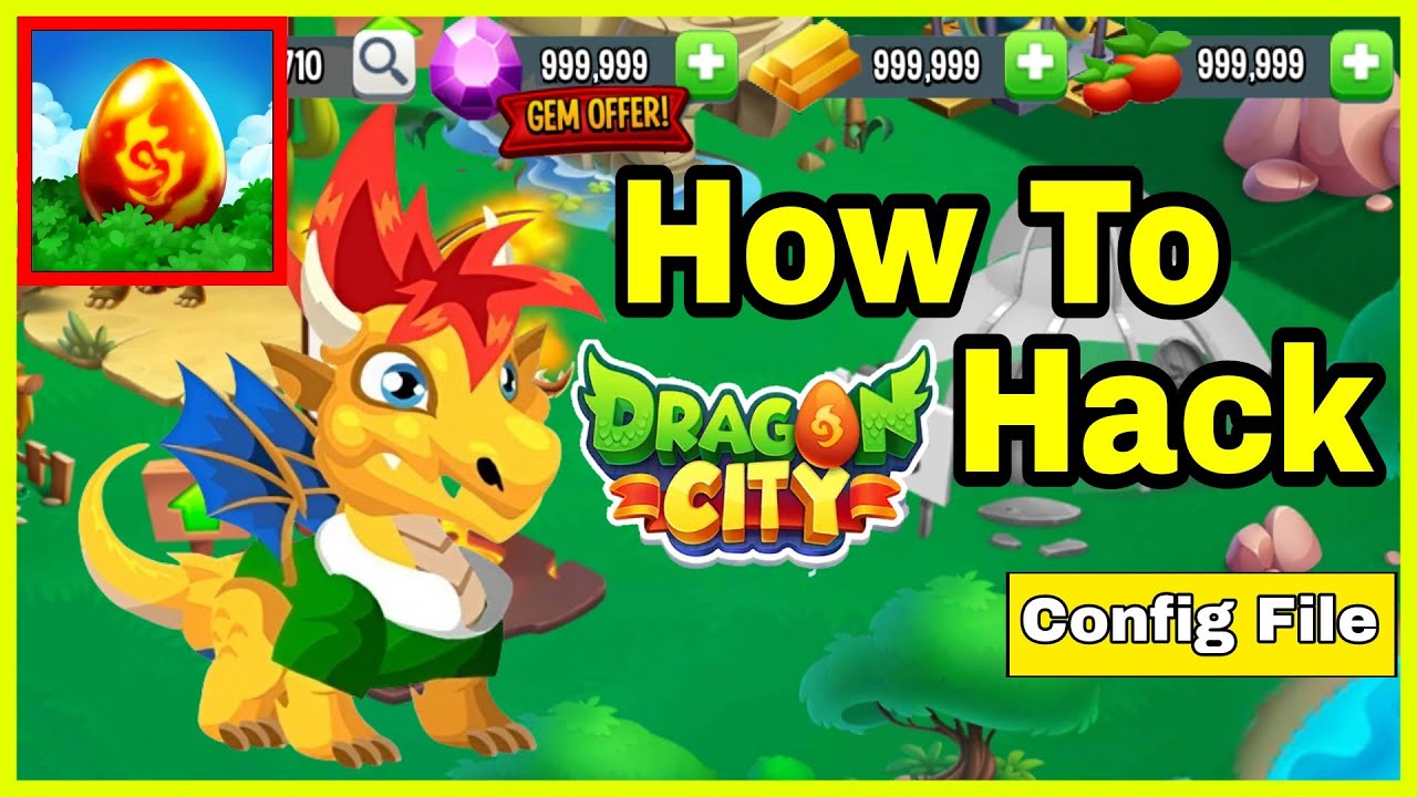 How To Hack Dragon City Mobile Easily | Config File | 2024 | Unlock All ...