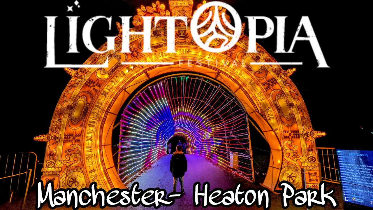 Lightopia Manchester Heaton Park - YouTube