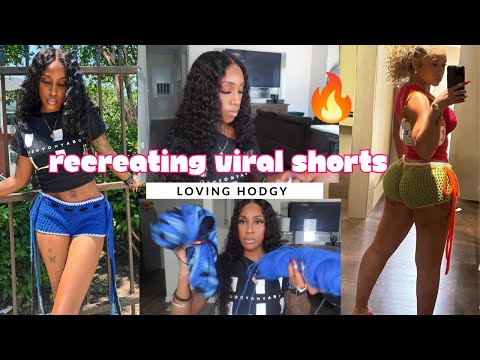 Viral Crochet Shorts 🔥🧶‼️ | Recreation | Talk through process