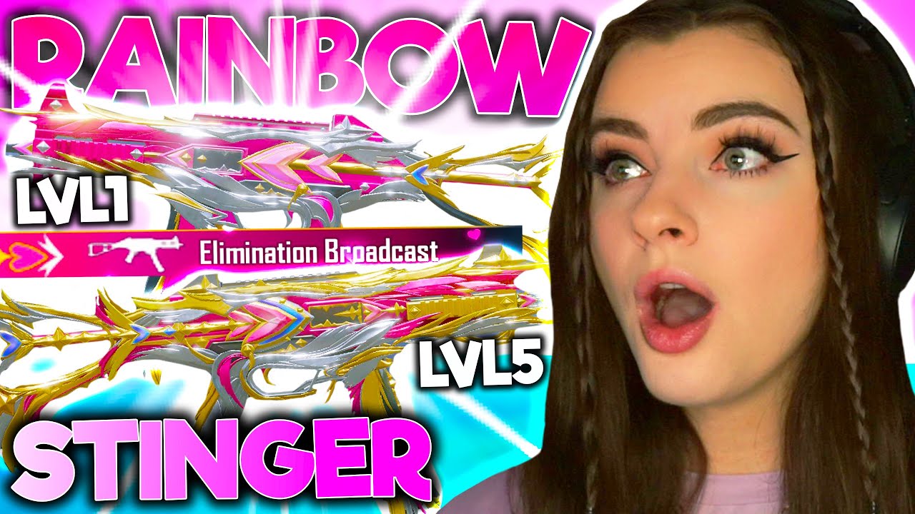 MAXED OUT RAINBOW STINGER UMP! - YouTube