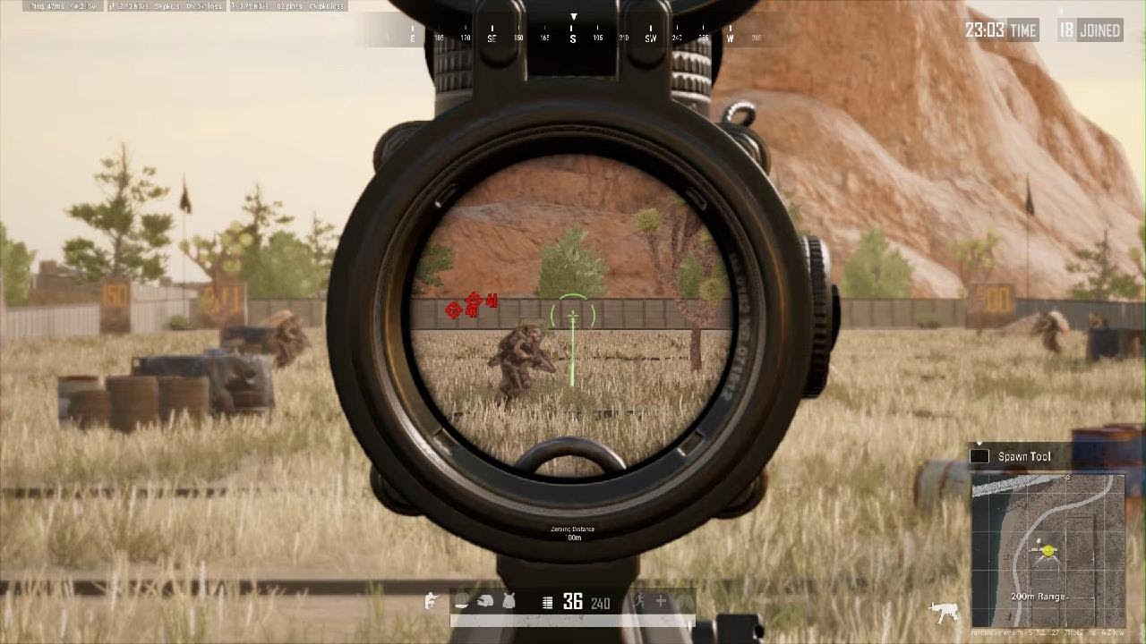 PUBG: MP5K + 3x's Aim training - YouTube