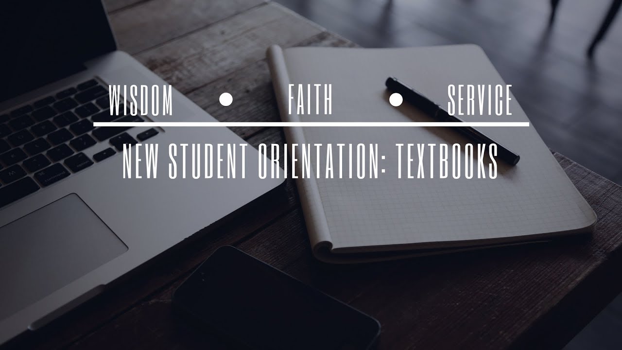 New Student Orientation: Textbooks 4 of 6 - YouTube