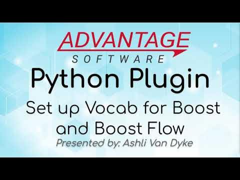Python Plugin: Set up Vocab for Boost and Boost Flow - YouTube