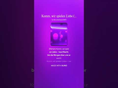 Komm wir spielen  Liebe 💘 
