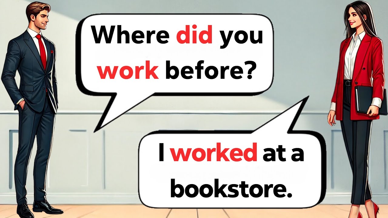 Past Tense - English Conversation Practice -Improve Speaking Skills ...