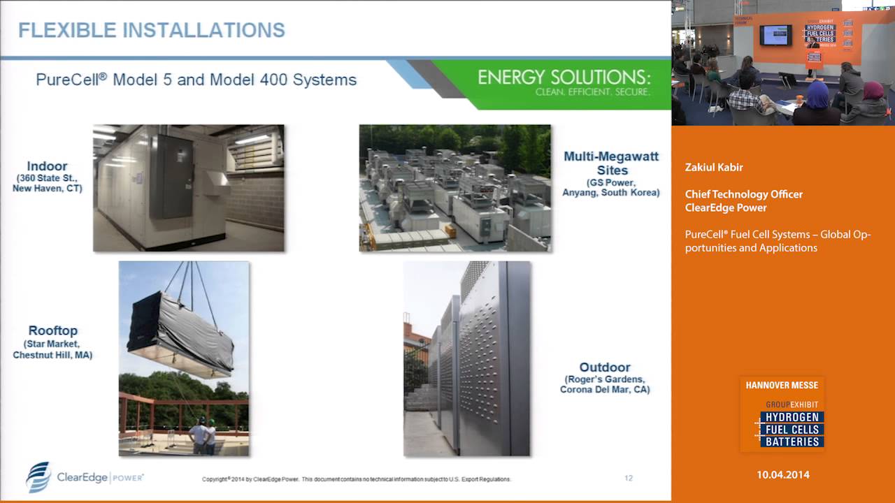 PureCell® Fuel Cell Systems -- Global Opportunities and Applications ...