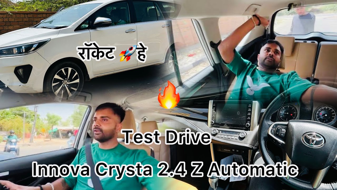 Innova Crysta 2022 - 2.4 Diesel Automatic At Test Drive Review - YouTube