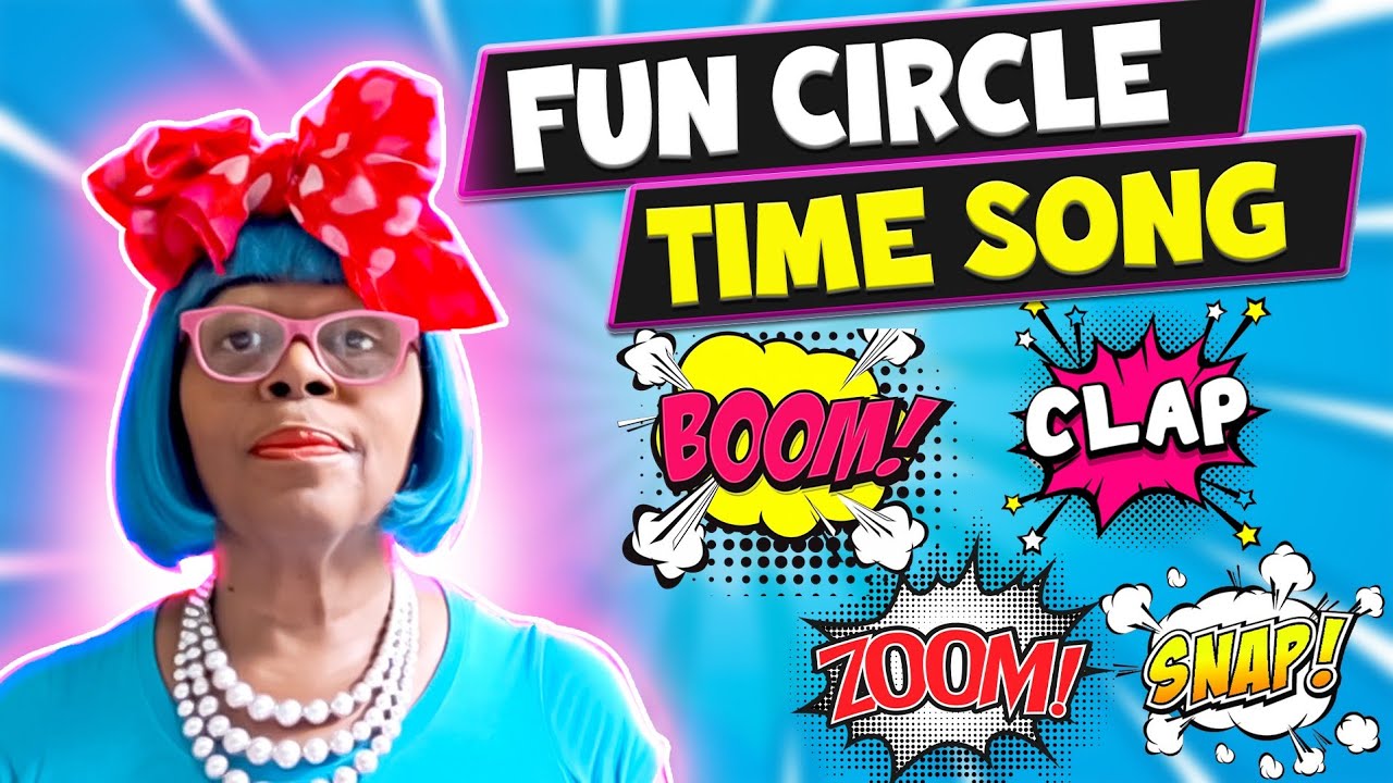 Circle Time Fun: Boom, Clap, Zoom, Snap! 🎵 Energetic Kids Song - YouTube