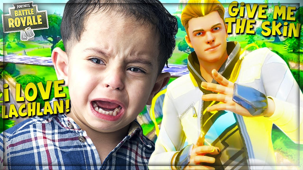 ANGRY KID BEGS FOR *NEW* “LACHLAN” SKIN IN FORTNITE! (ProPepper ...