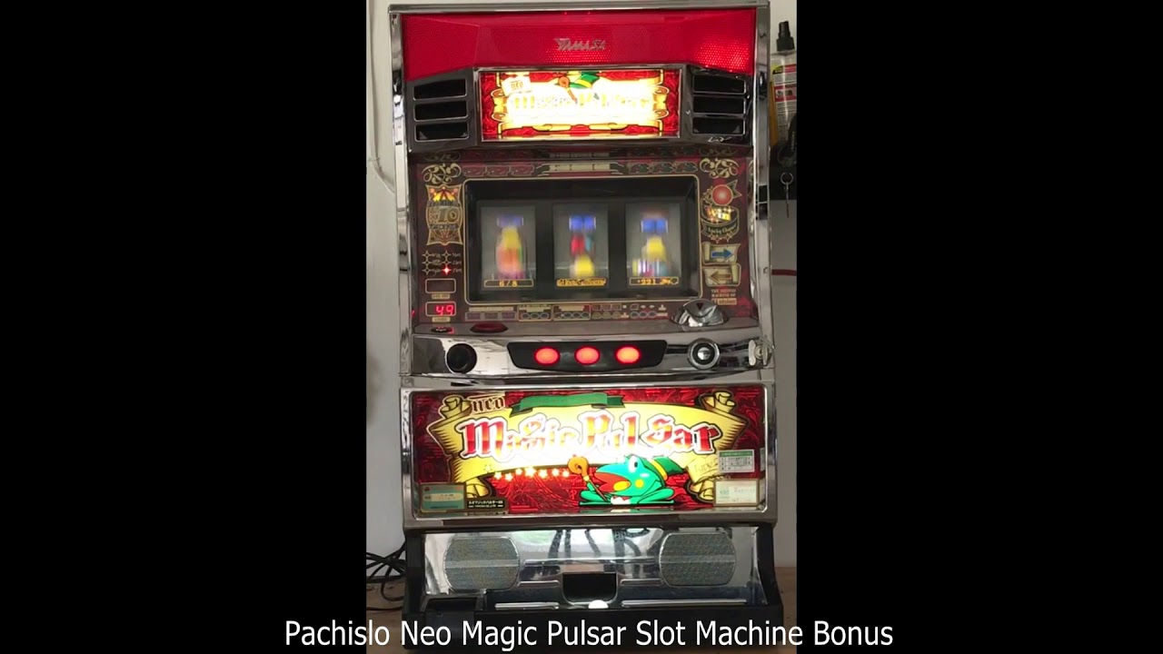 Pachislo Neo Magic Pulsar Slot Machine Bonus - YouTube