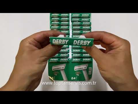 Derby Tek Bıçaklı Tıraş Bıçağı 48 li Kartela