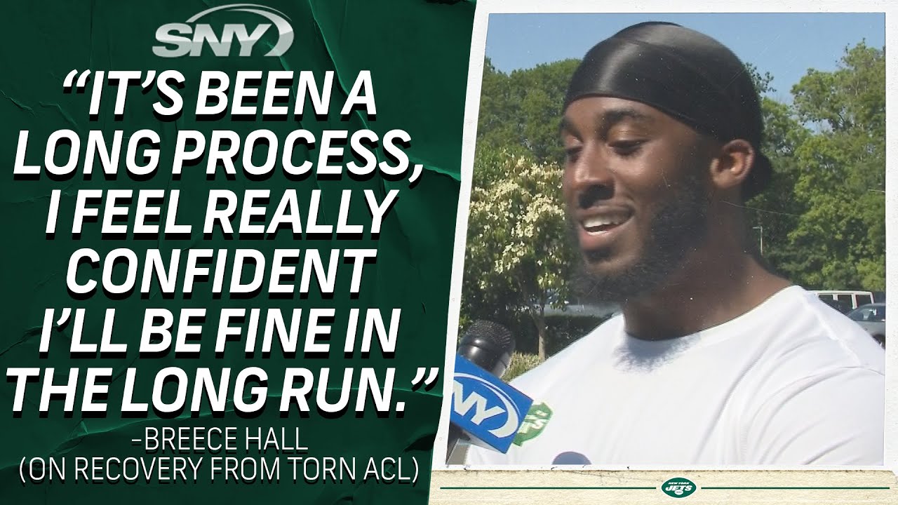 Jets RB Breece Hall says knee is almost healthy, confident he will be ...