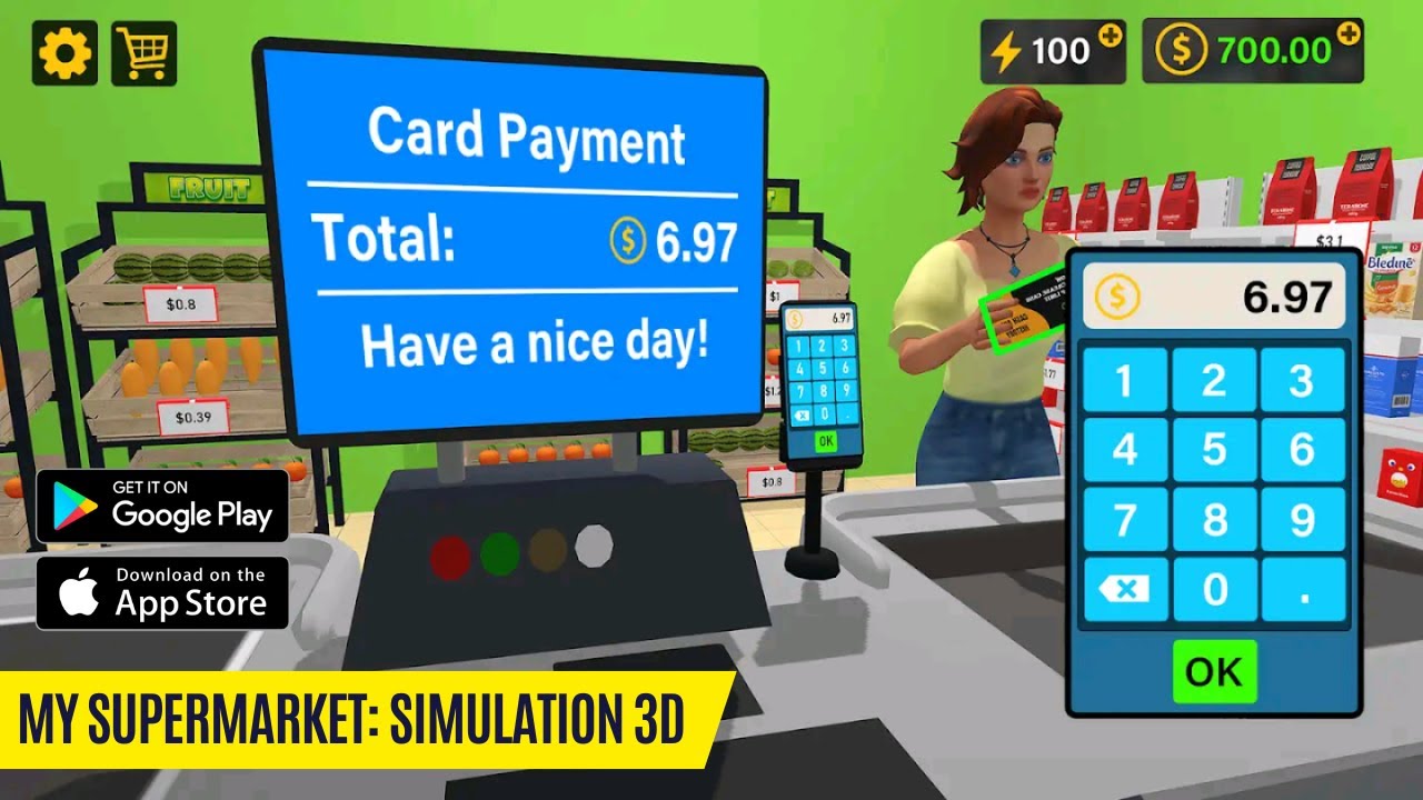 My Supermarket Simulation 3D | (EARLY ACCESS) Android Gameplay - YouTube