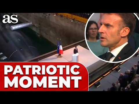 MACRON sends PATRIOTIC NUCLEAR MESSAGE singing the FRENCH ANTHEM