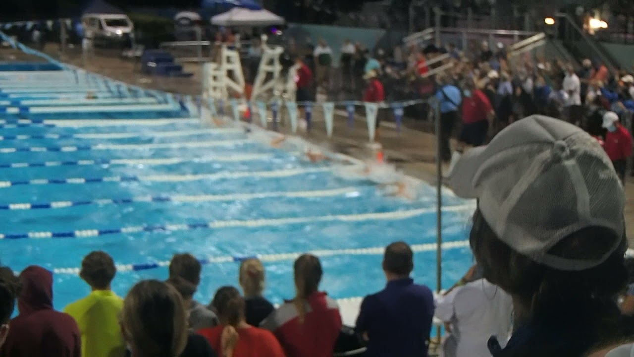 Mason Laur- 2020 100 Fly State Championship Swim - YouTube
