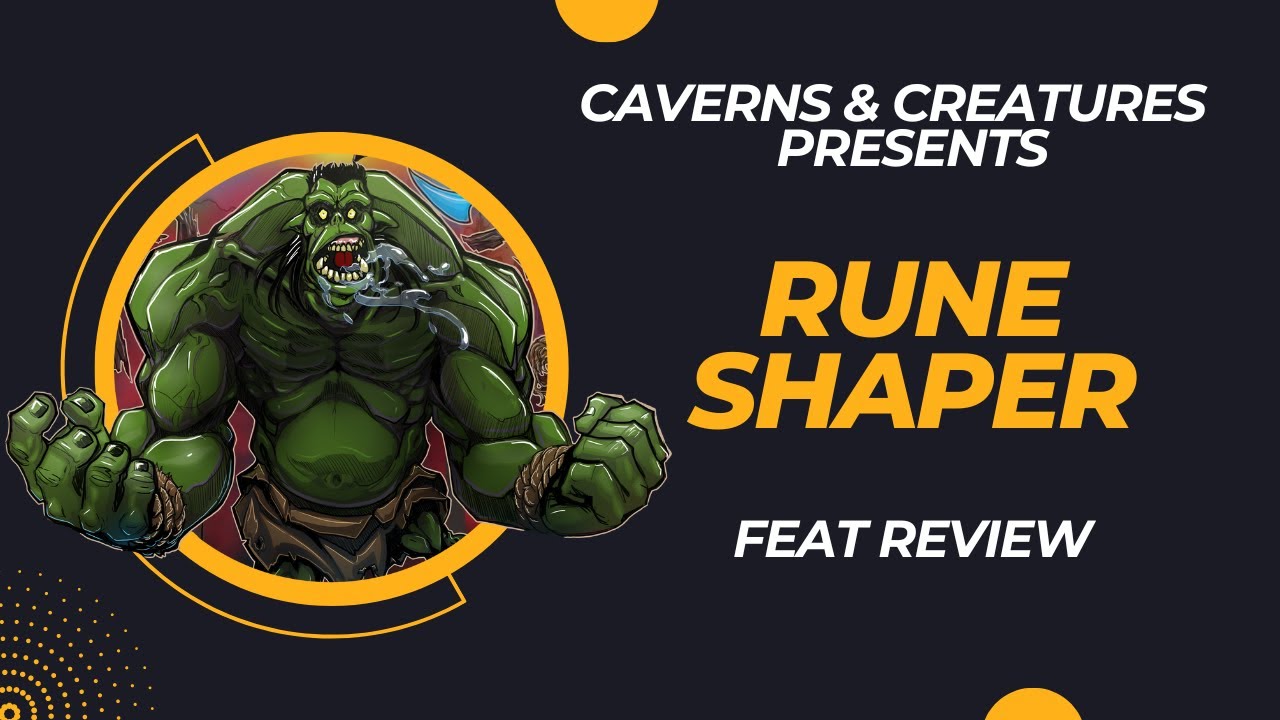 Rune Shaper 5e: New Feat from Bigby Presents: Glory of the Giants - YouTube