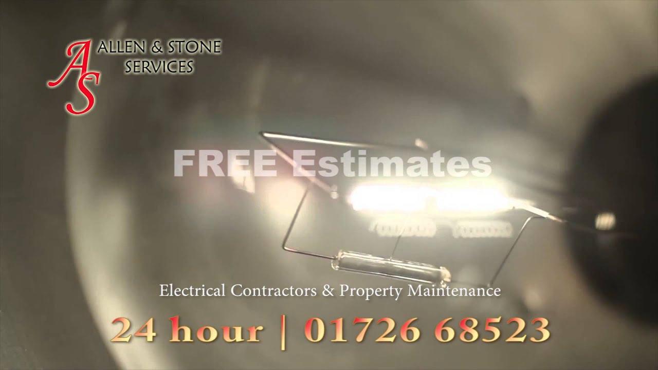 Allen & Stone Electrical Contractors 30 sec ad - YouTube