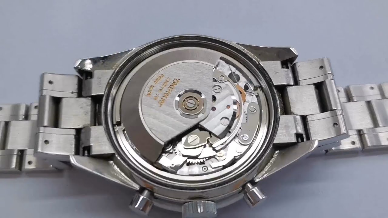 TAG Heuer Chronograph CAL.7750 Movement Routine Oil Wash & Maintenance ...