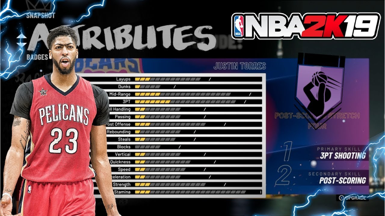 NBA 2K19-- THE BEST ARCHETYPE BUILD FOR STRETCH BIGS! OP HOF BADGES ...