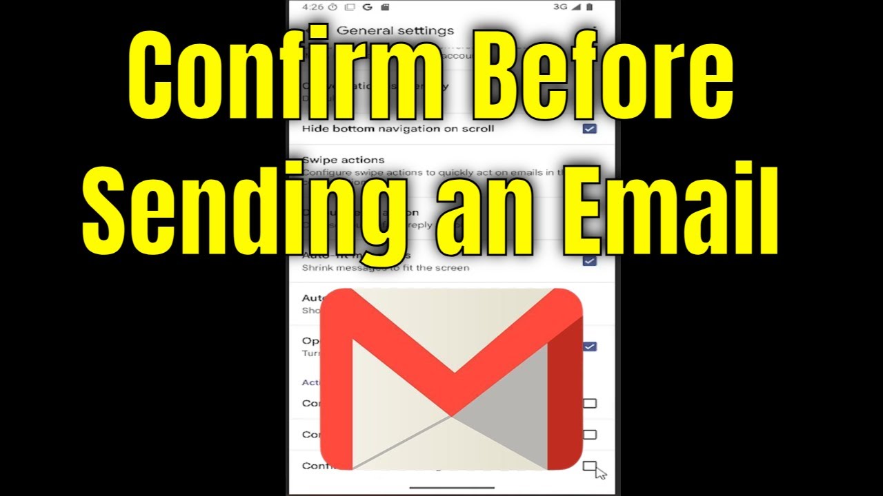 How to Confirm Before Sending an Email in the Gmail App [Tutorial ...