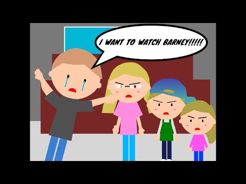 Childish Dad Wants to Watch Barney/GROUNDED! - YouTube