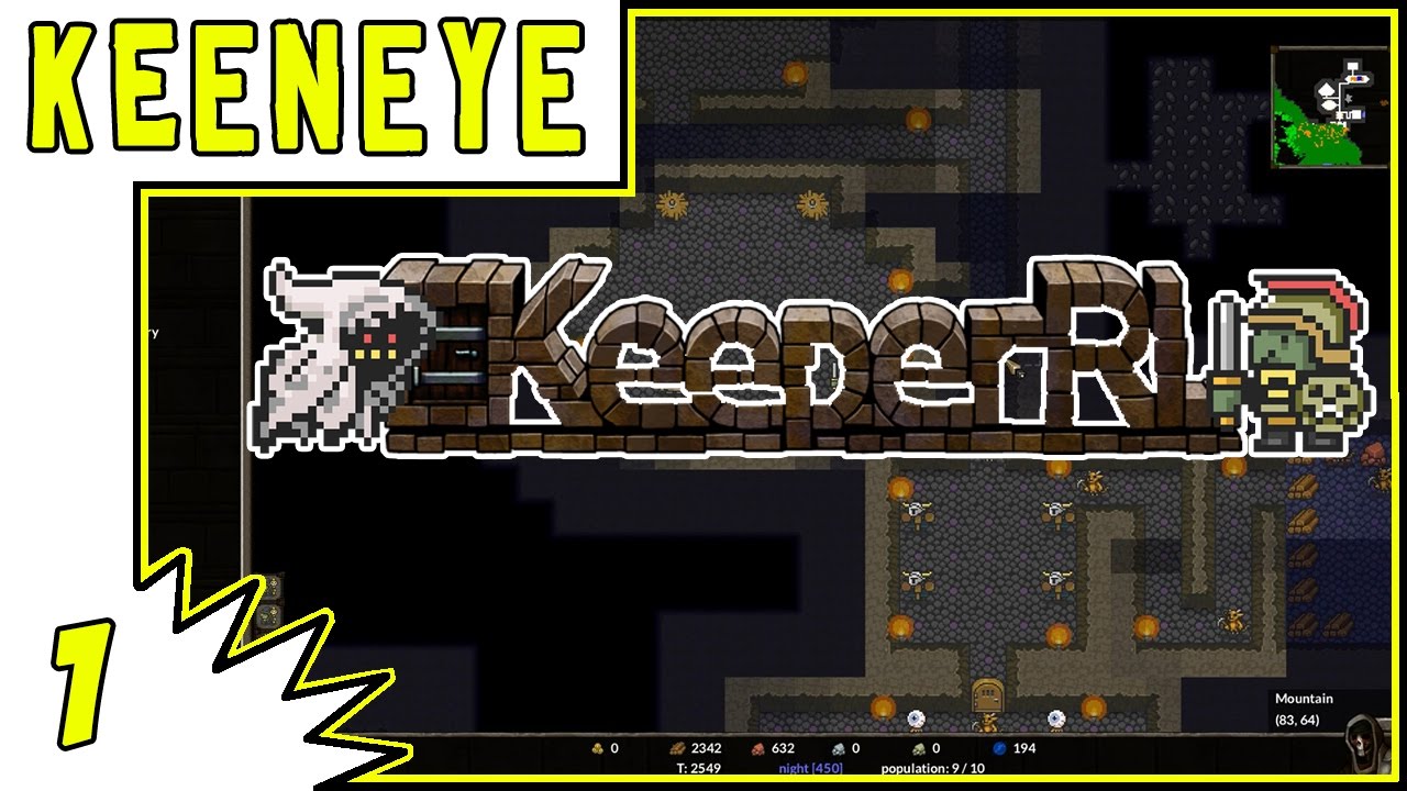 Let's Play KeeperRL Alpha 21 Gameplay - Episode 1 - The Dungeon Builder! - YouTube