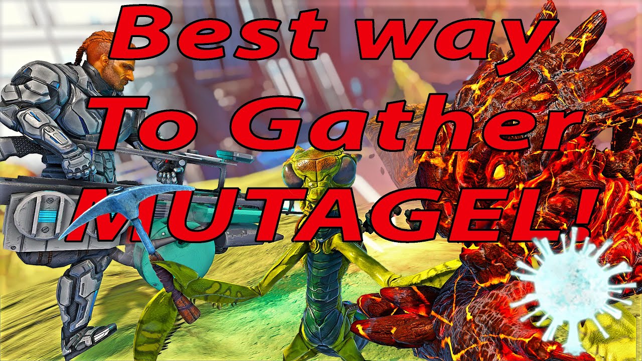 The Best Tool or Dino to gather Mutagel! | Ark: Genesis Part 2 - YouTube