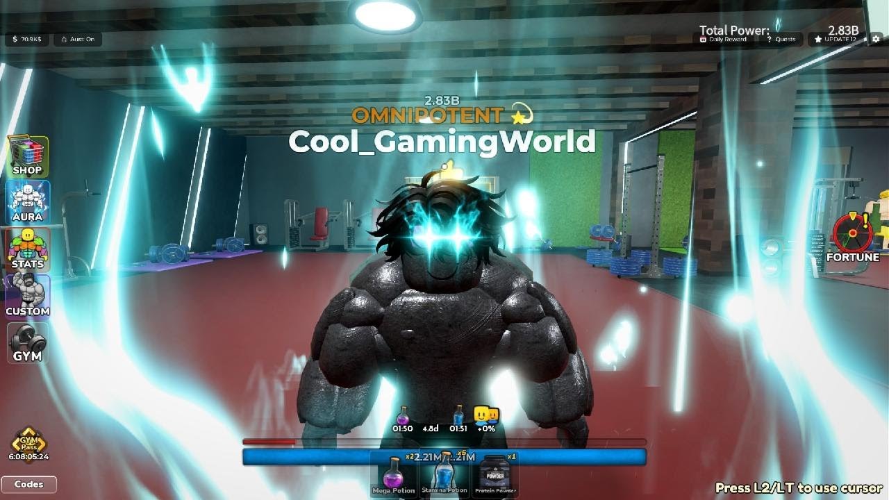 Roblox Gym League PS5 Part 8 - YouTube