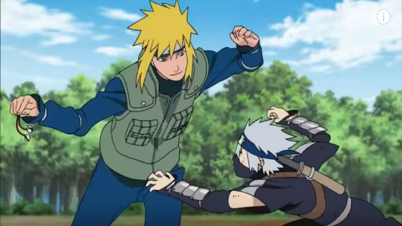 Minato vs Kakashi ,Obito,Rin | Minato Training Kakashi | Naruto ...