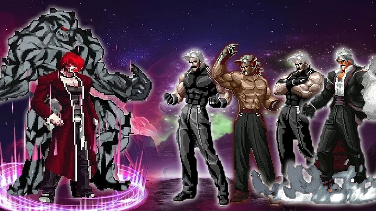 [Mugen KOF] Orochi Iori XIV Vs Ultimate Rugal Team - YouTube