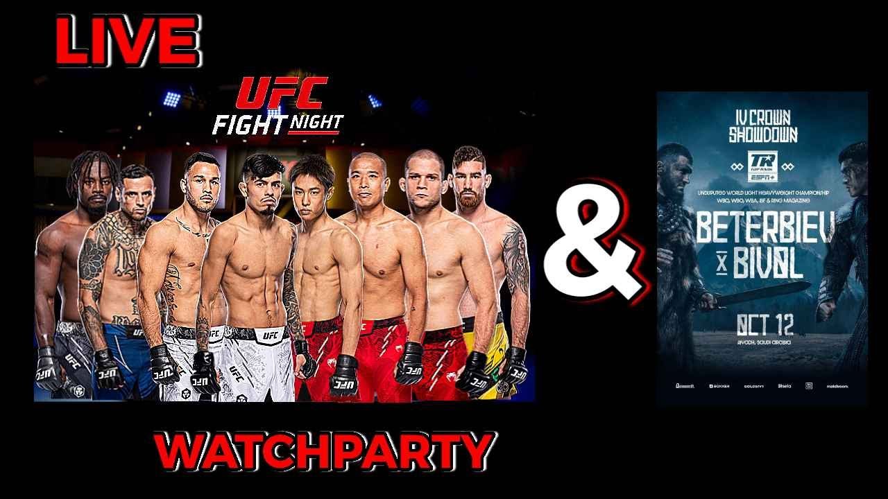 🔴 LIVE WATCHPARTY: UFC Vegas 98 & Dmitry Bivol Vs Artur Beterbiev - YouTube