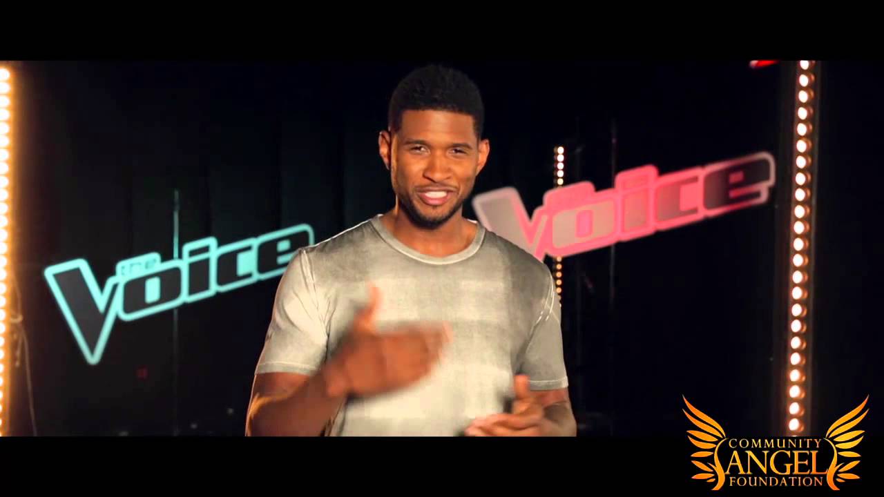 USHER supports COMMUNITY ANGEL FOUNDATION! - YouTube