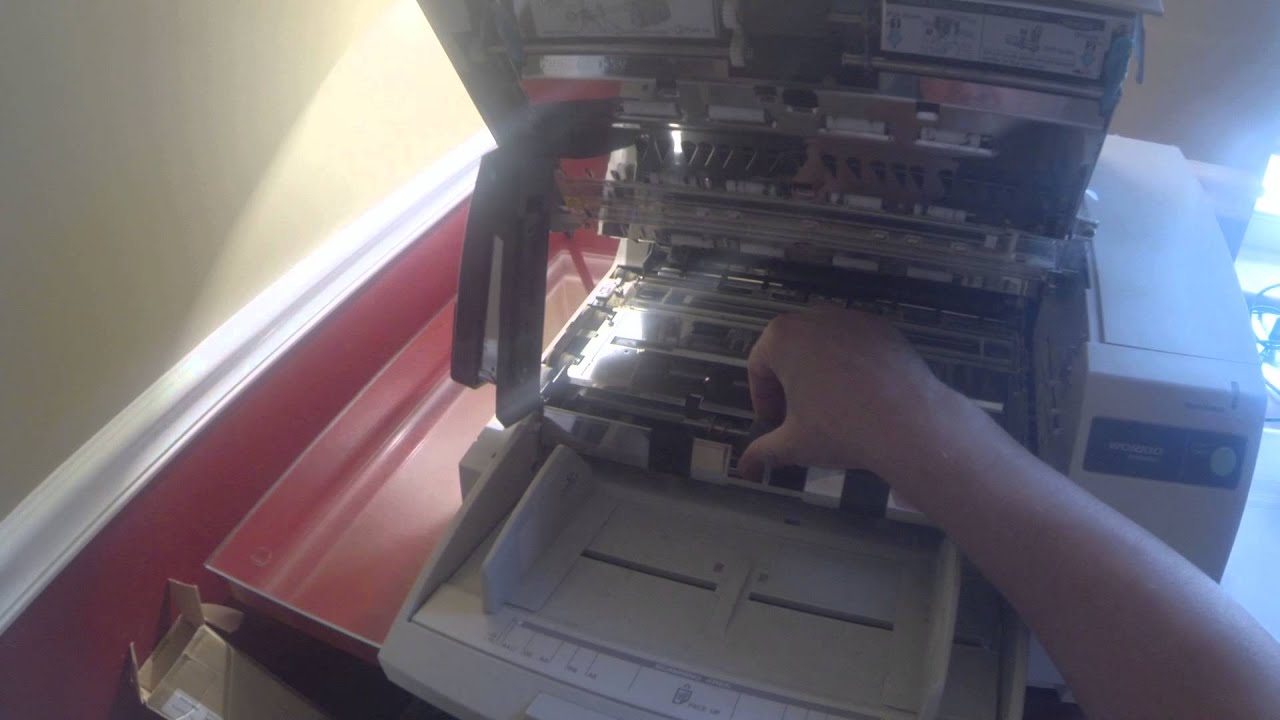 Re-attach Roller on Panasonic 3065 Scanner - YouTube