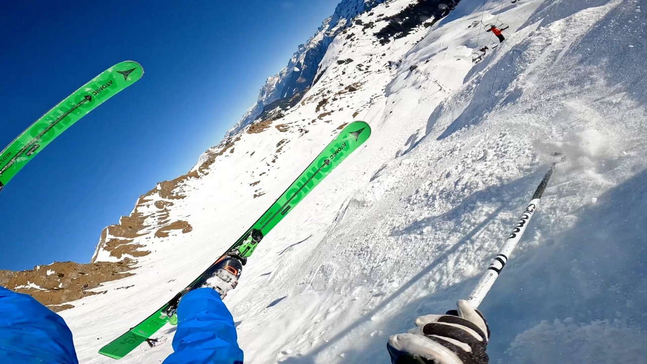 Europe's Hardest Black Ski Slopes | 2 Hours No Music | The Tunnel ...