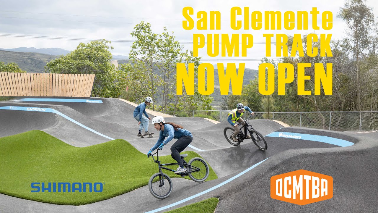 San Clemente Pump Track Grand Opening | First MTB Pump Track in Orange ...